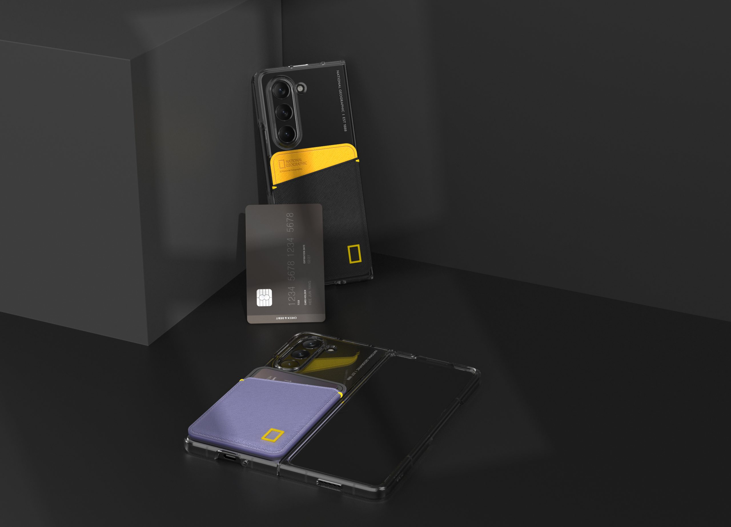National Geographic Card Pocket Case V2 Galaxy FOLD5 with Black Card ...