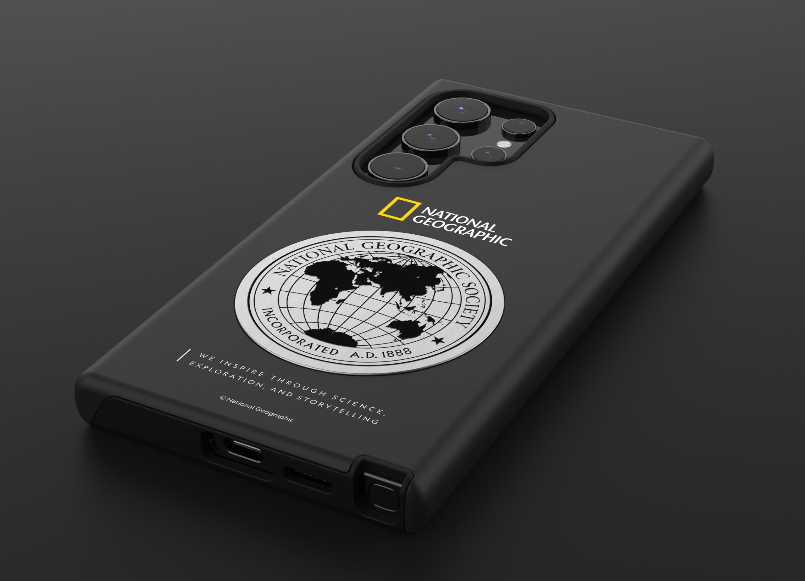 National Geographic Metal Deco Hard Shell Cover for Samsung Galaxy S24 ...