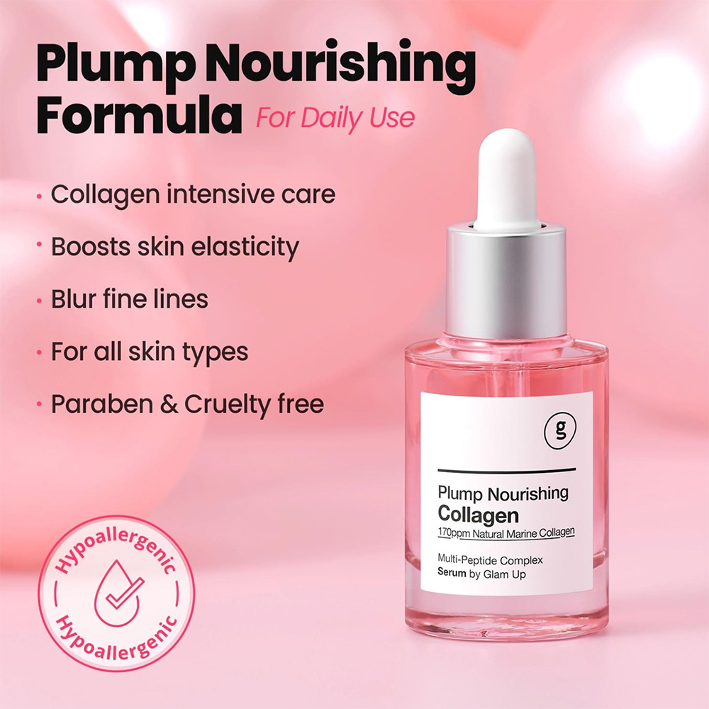 GLAM UP Plump Nourishing Collagen Serum - Harman House