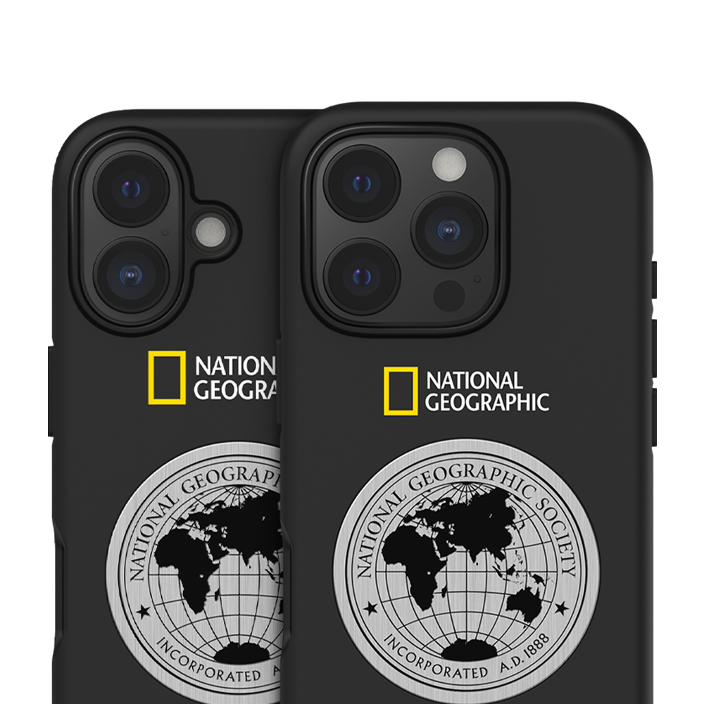 National Geographic Metal Deco Hard Shell Case iPhone 16 Pro | Harman House