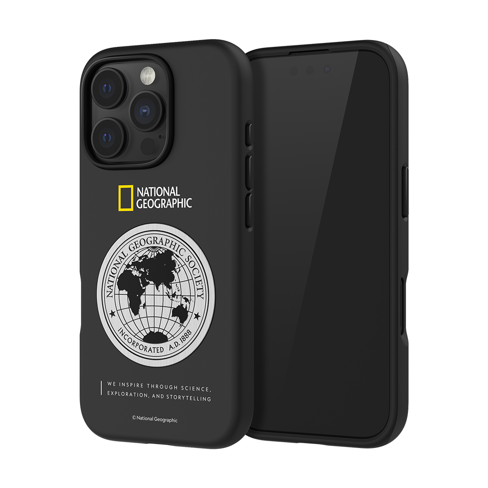 National Geographic Metal Deco Hard Shell Case iPhone 16 Pro | Harman House