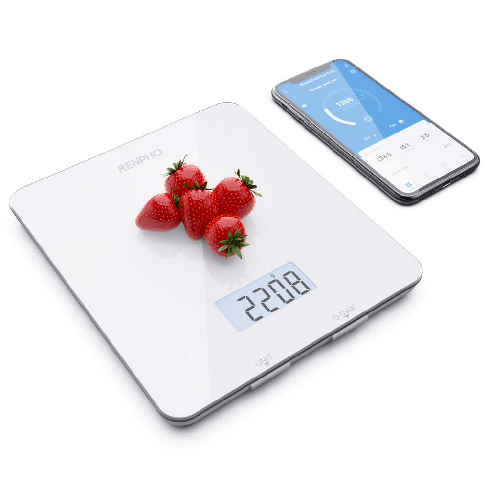 RENPHO Food Scale Kitchen Nutritional Analysis Smart Cooking Calorie ...