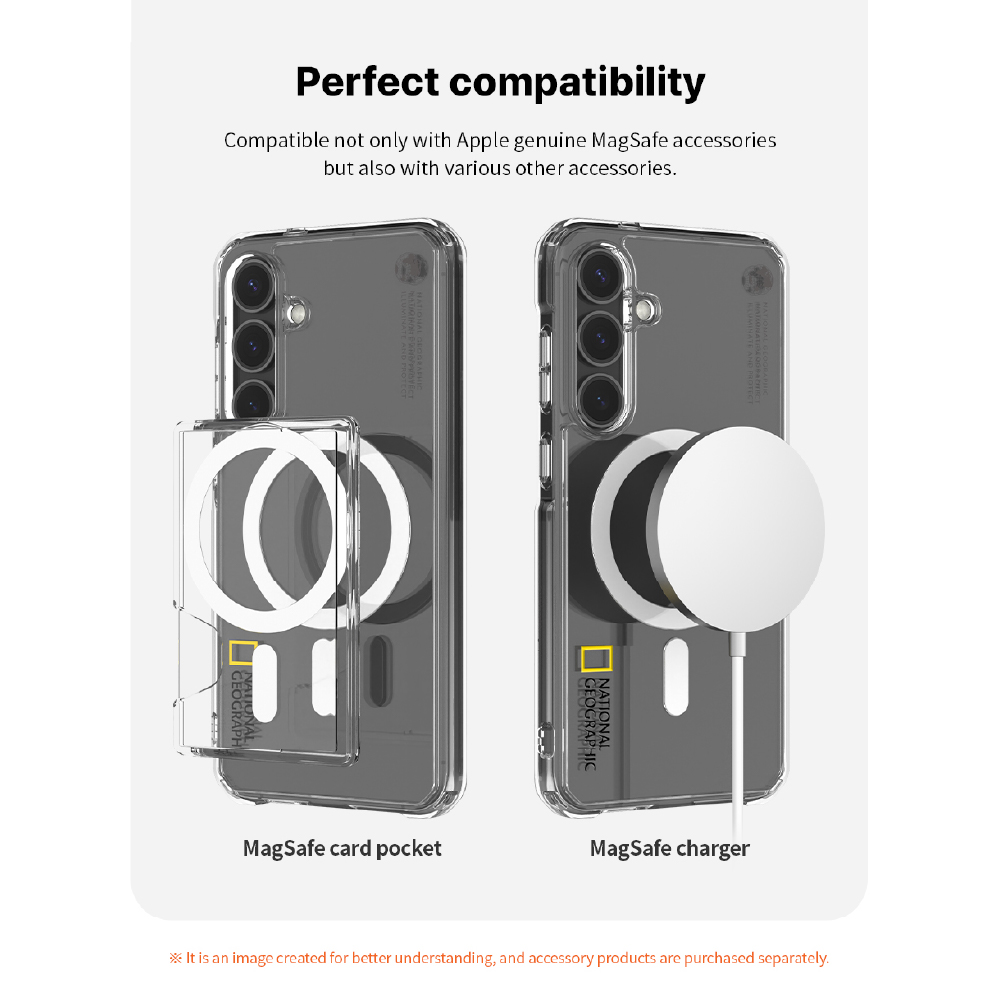National Geographic MagSafe Rugged Clear Case Galaxy S25 Ultra - Harman ...